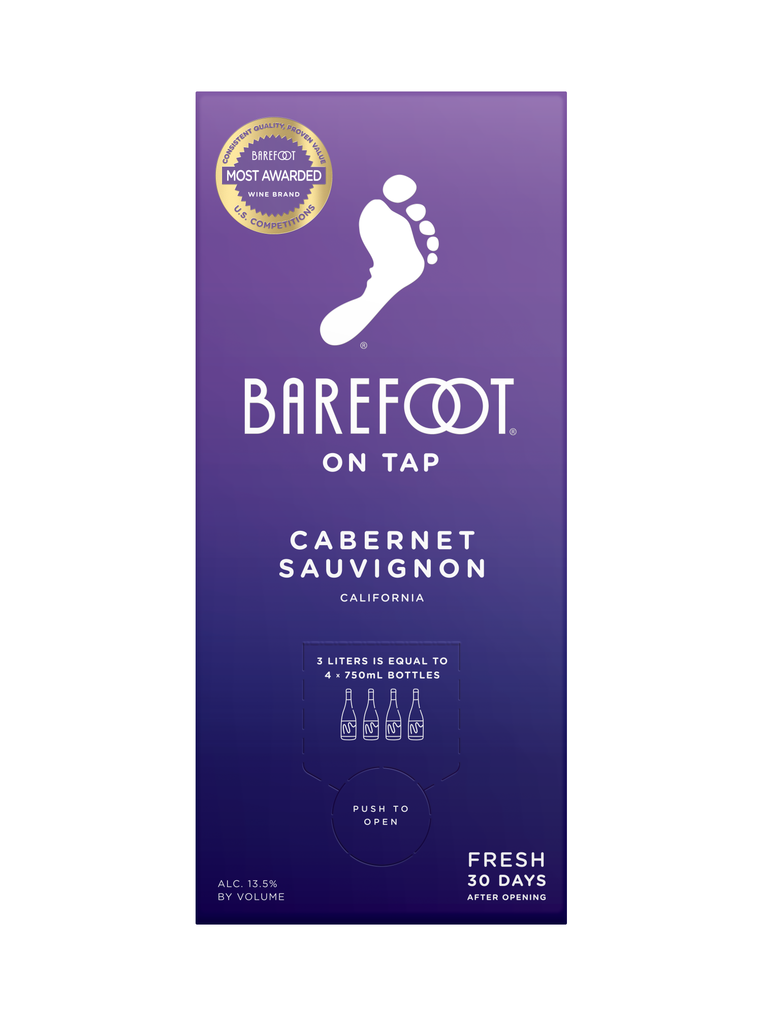 Buy Barefoot Cabernet Sauvignon 3.0L Wine Online | Barefoot